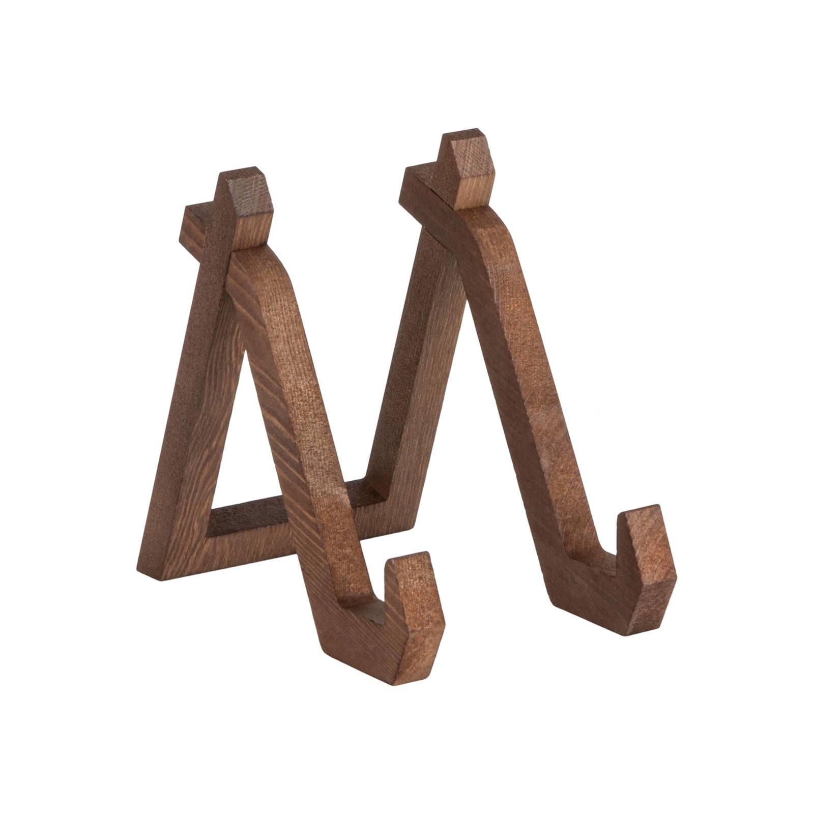 Cookbook Stand Rustic Brown, Natural Wood Grain Surface, Detachable for ...