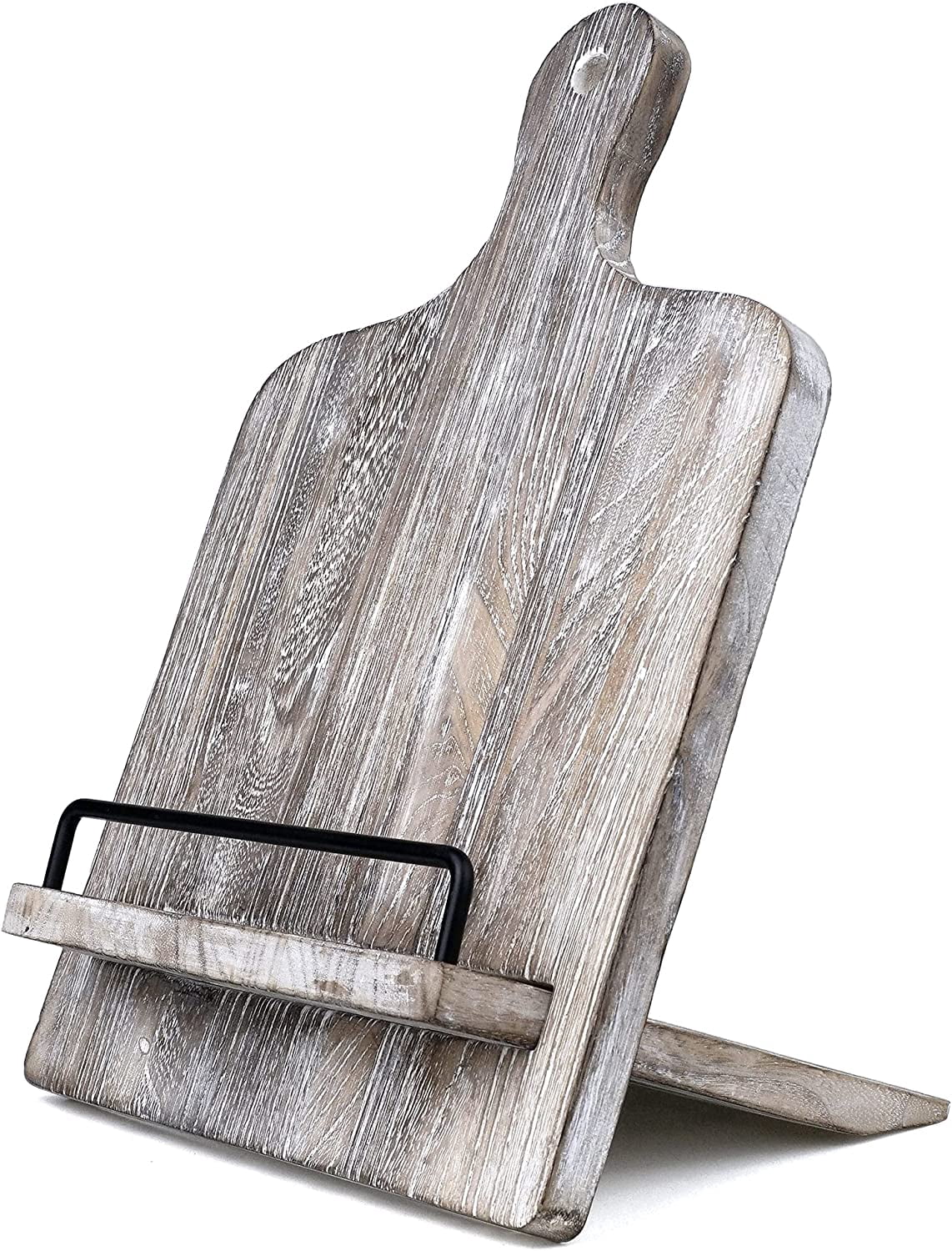 Stand Wood Cookbook Holder: Farmhouse Kitchen Cookbook Stand ...