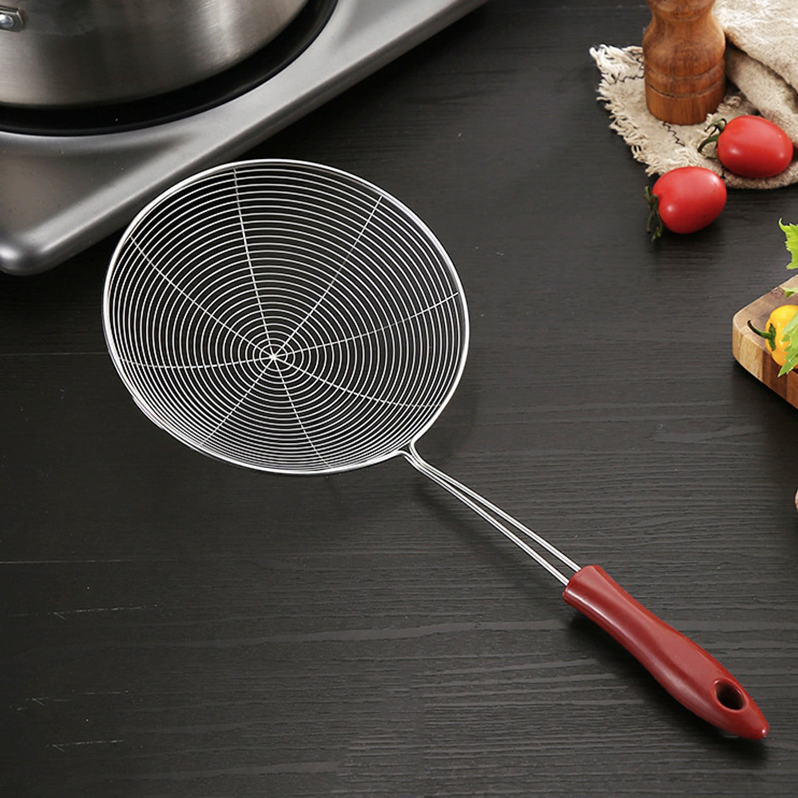 Cooker 4 Liter Stainless Steel Hot Pot Line Strainer Lo Mein Dumplings ...