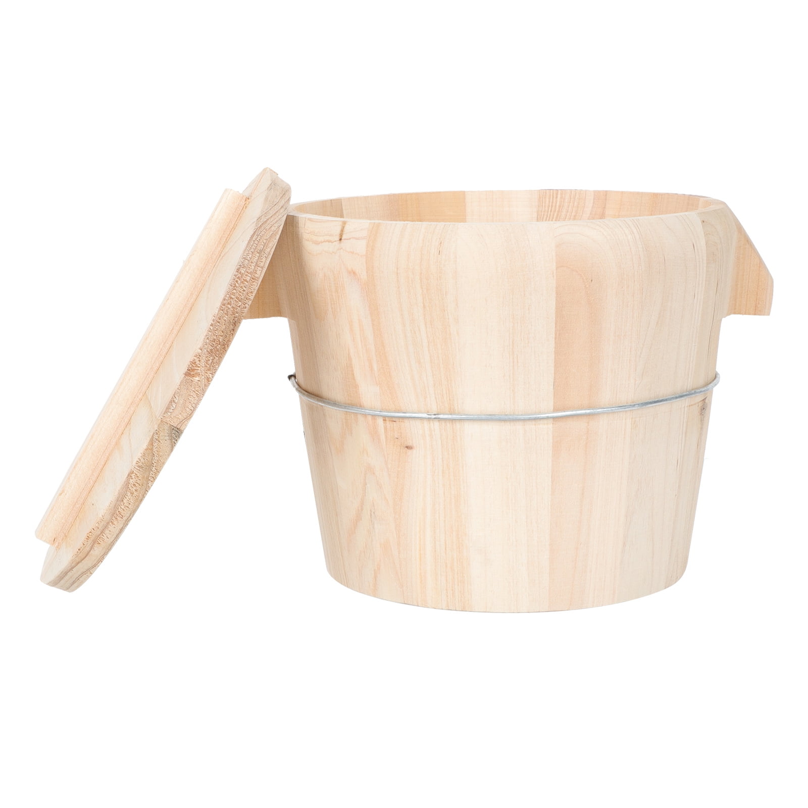Cooker Cedar Wood Steamed Rice Barrel Steaming Bucket - Walmart.com