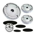 Cooker Hat Set, Fits Most Gas Stove Burner Caps and Burner Head ...