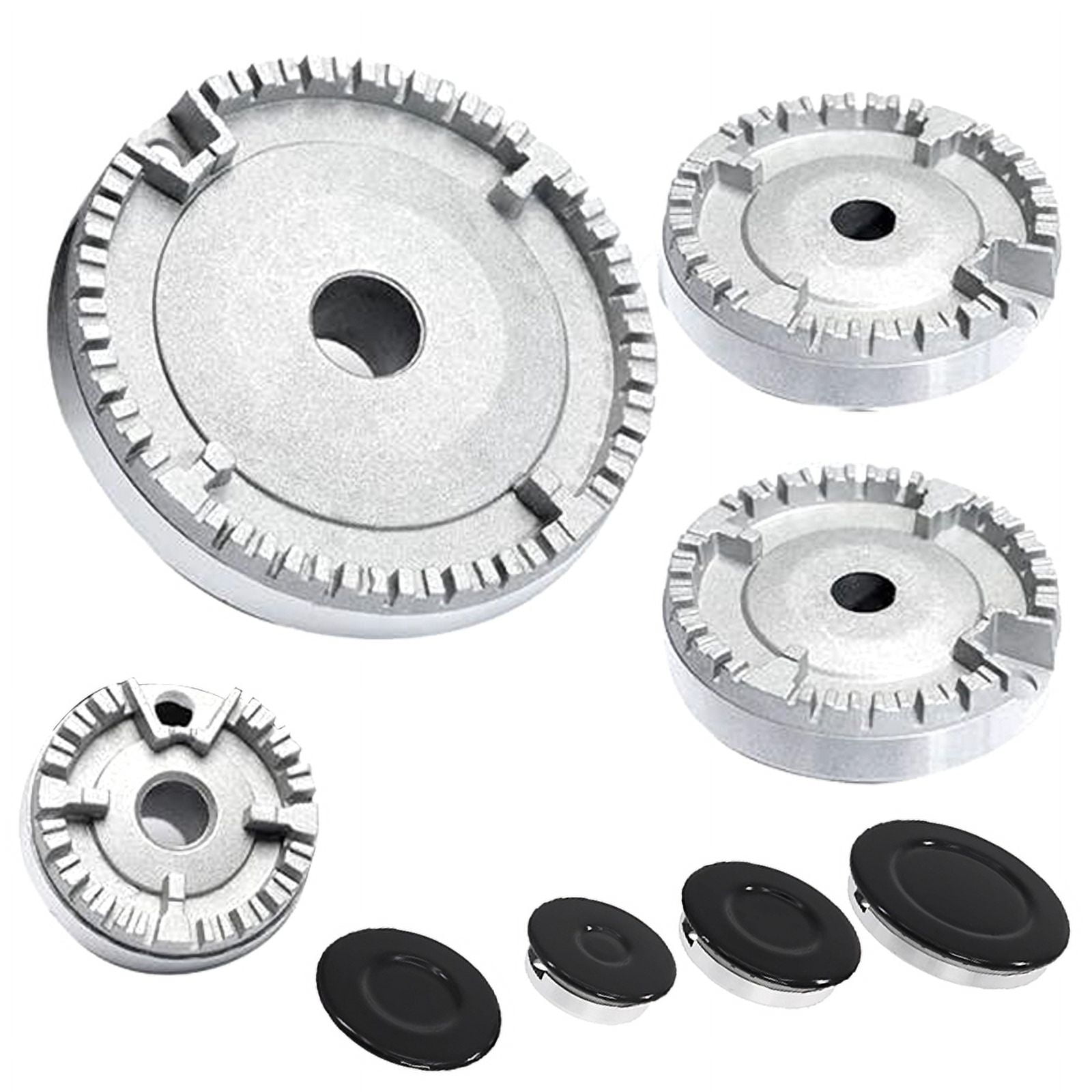 Cooker Hat Set Stove Lid, Oven Gas Hob Burner Crown Flame Cap, Upgraded ...