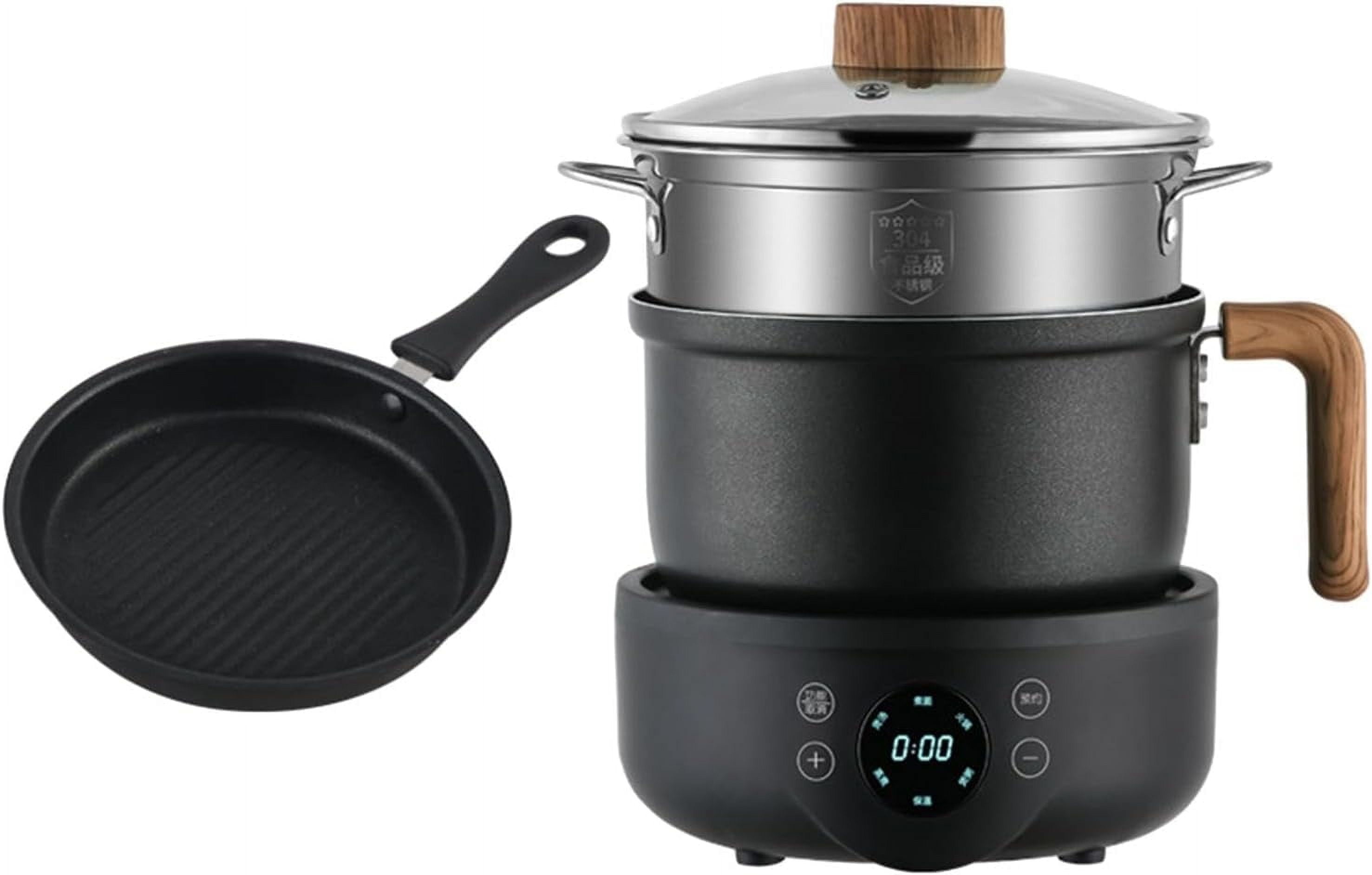 Cooker Multifunctional Portable Nonstick Coating with Fryer Pan Steamer ...