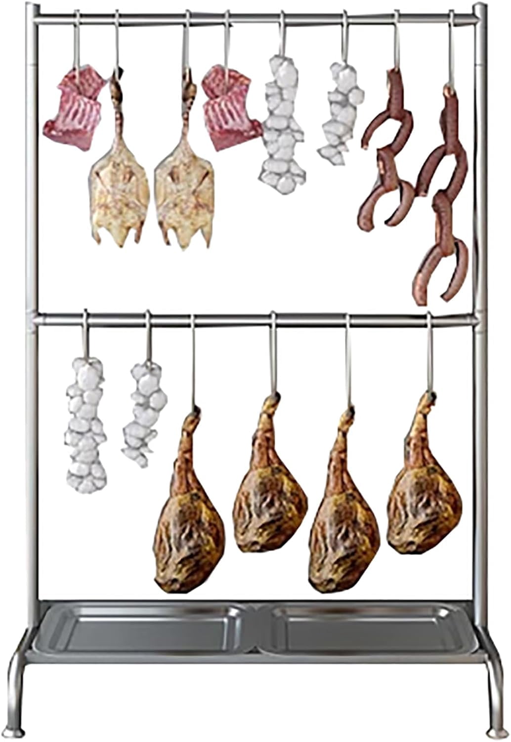 Cooker Sausage Rack for Grill & Smoker,Stainless Steel Cooling Rack ...