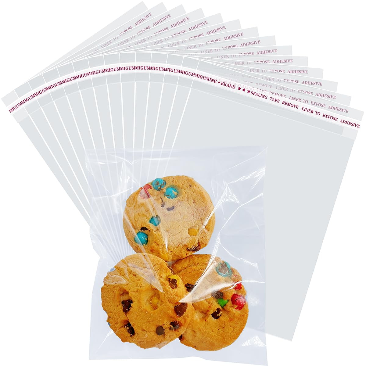 Cookie Bags 4x6 Inch,320 Pcs Clear Cellophane Bags for Packaging ...