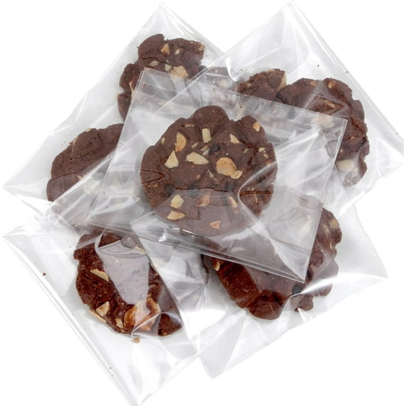 Cookie Bags 4x6 Inch Clear 200 Pcs, Self Seal Cellophane Bags Food ...