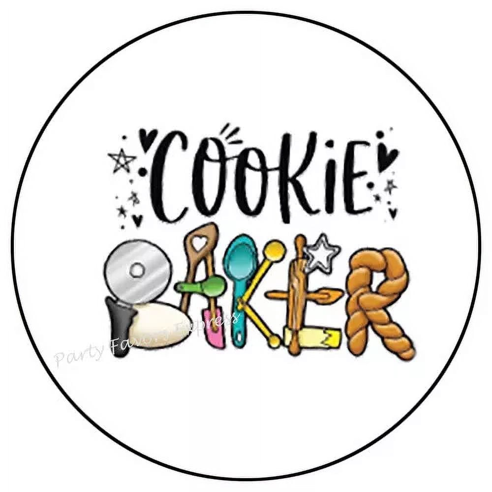 Cookie Baker Sticker Party Favors Sticker Envelope Seals Labels ...