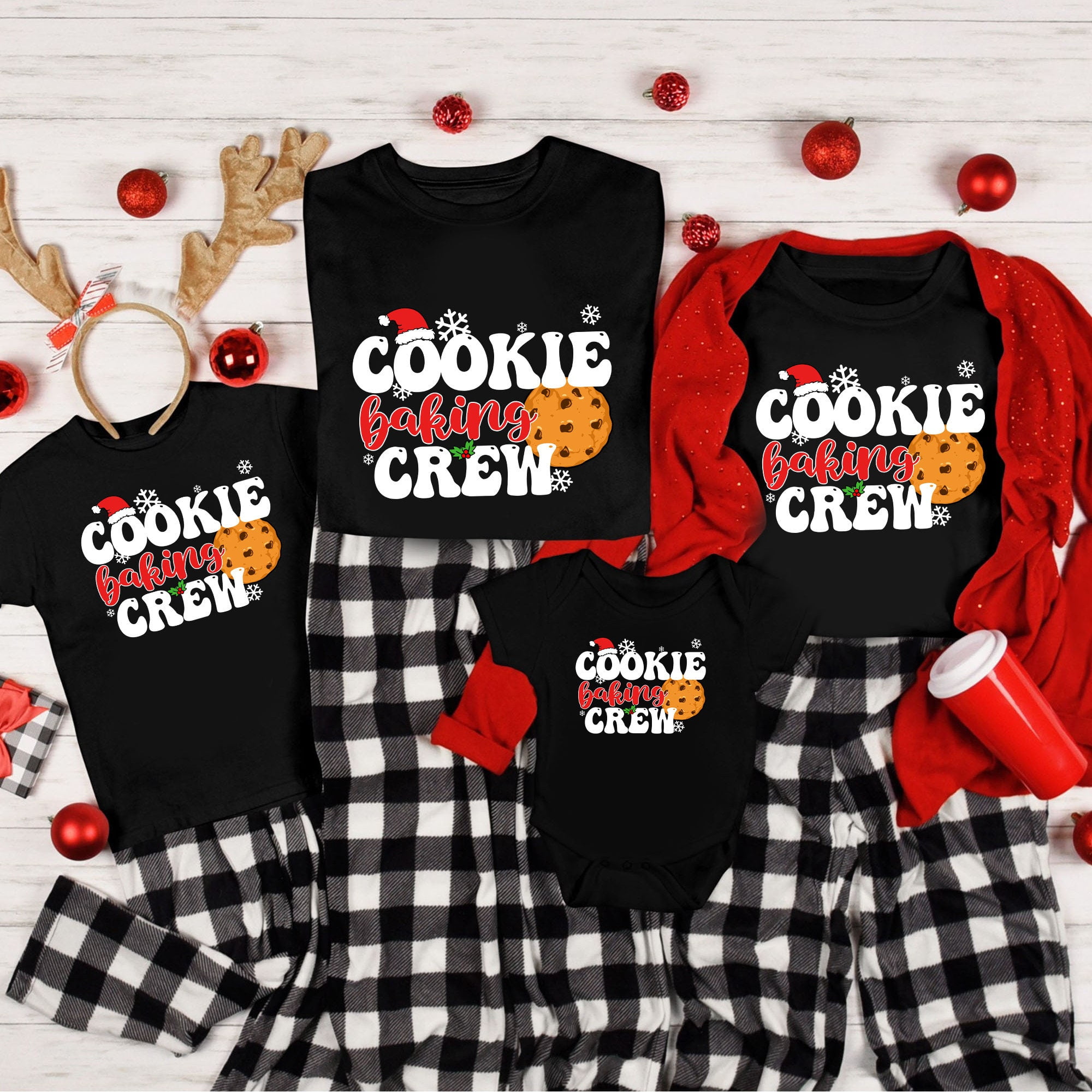Cookie Baking Crew Shirt, Family Christmas Shirts, Matching Christmas ...