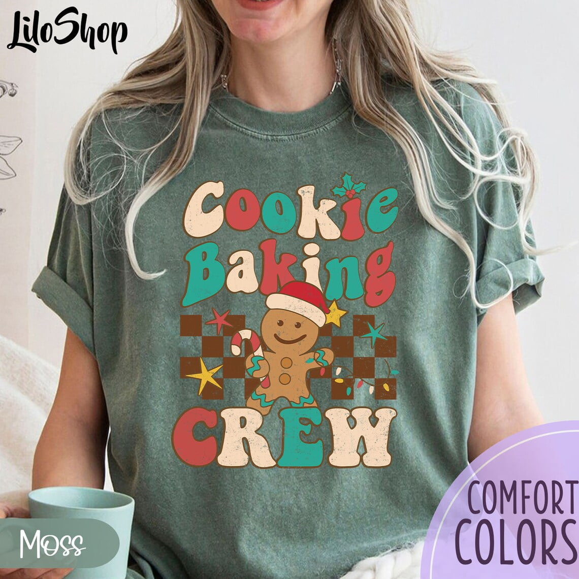 Cookie Baking Crew Shirt, Winter Holiday Party Tee, Winter Holiday ...