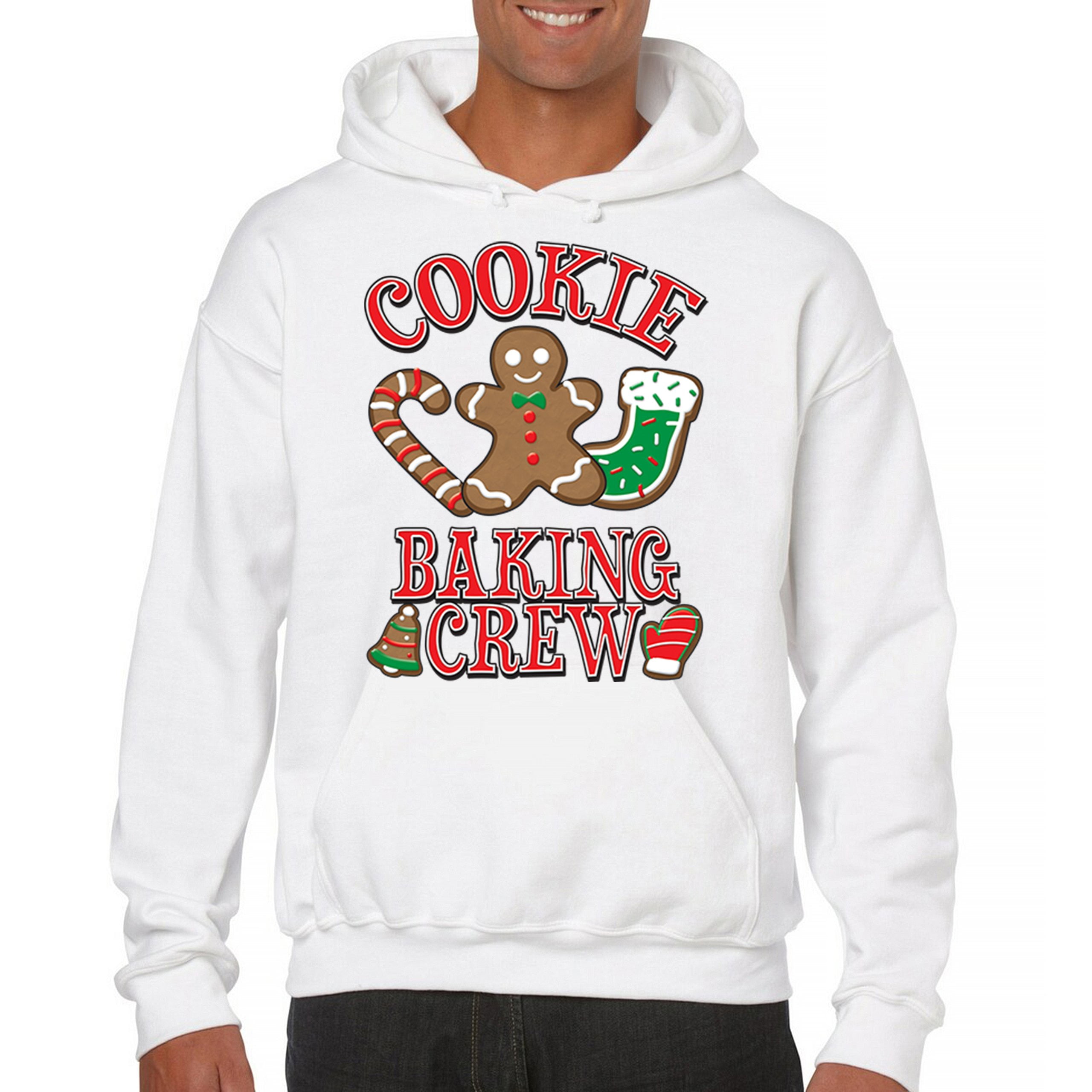 Cookie Baking Crew Sweatshirt Christmas Holiday Spirit Festive Jolly ...