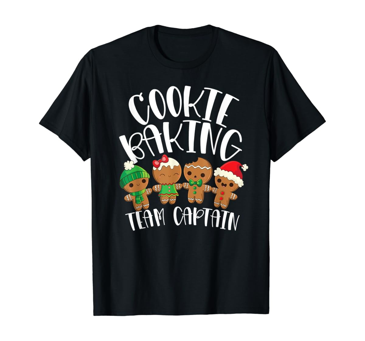 Cookie Baking Team Captain bakers Gingerbread T-Shirt Tshirt All Size S ...