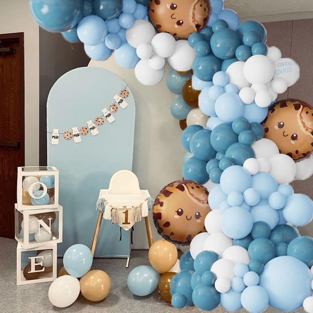 Cookie Birthday Decorations AJH3 135PCS Cookie Balloon Arch Garland Kit ...