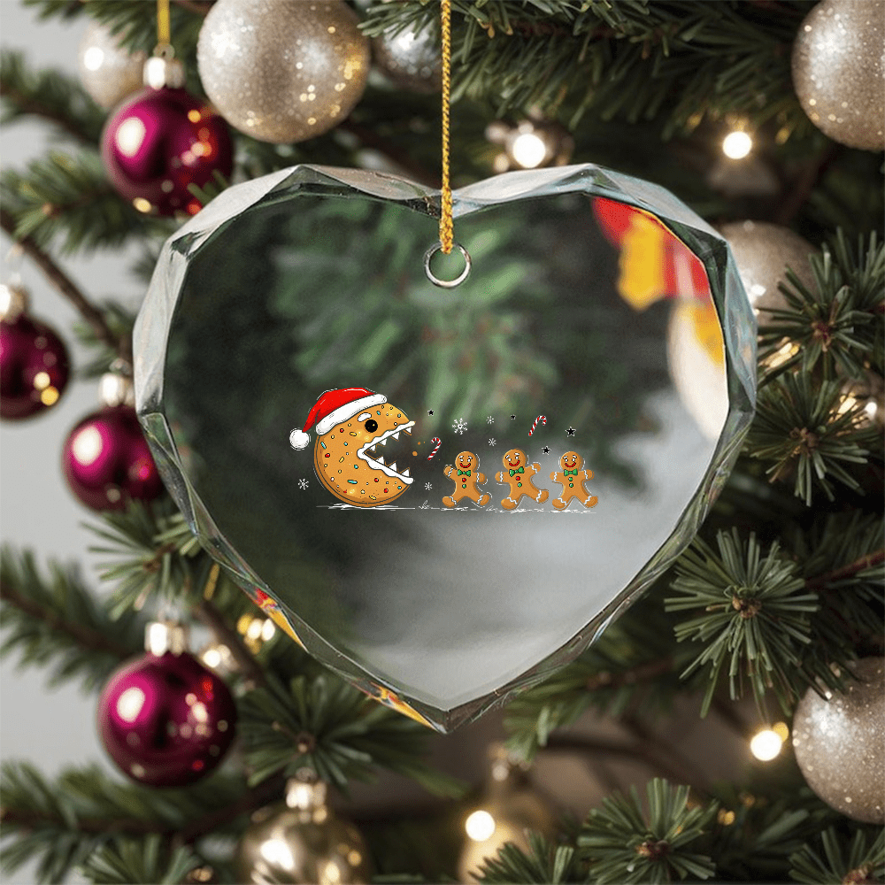 Cookie Chasing Gingerbread Man Cookie Costume Ornament, Hanging Decor ...