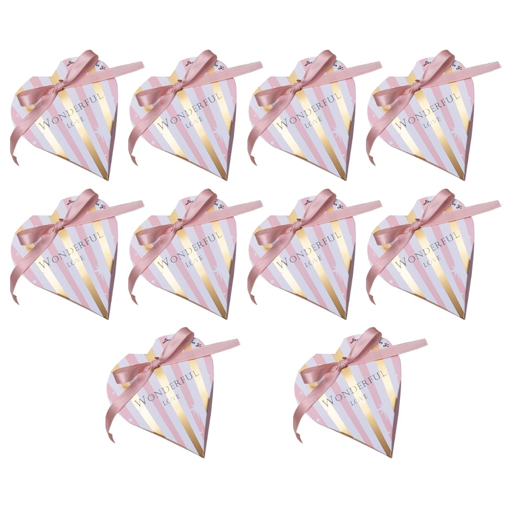 Cookie Containers for Gift Giving Heart Shaped Sweets Boxes Simple ...