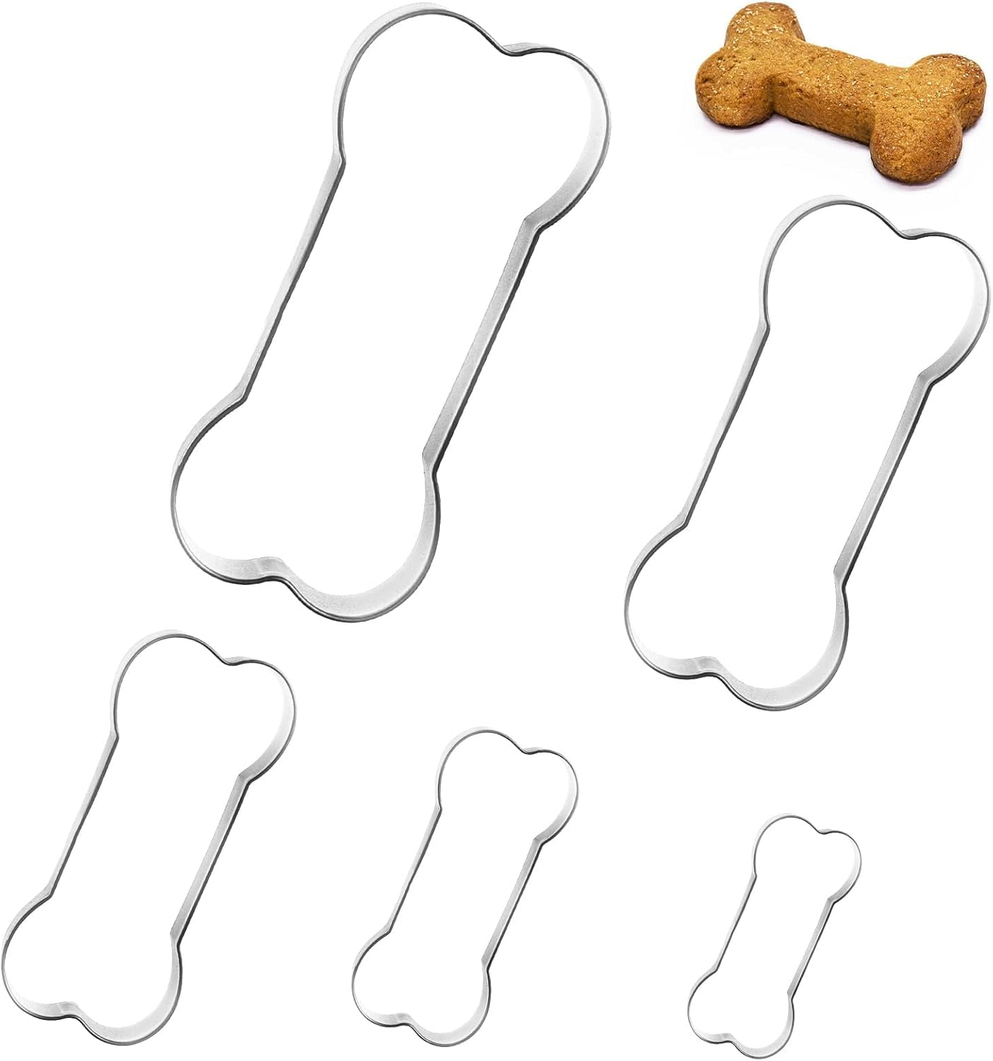Cookie Cutter 5 Different Types Molds Shapes Set Sandwich Cutters for ...