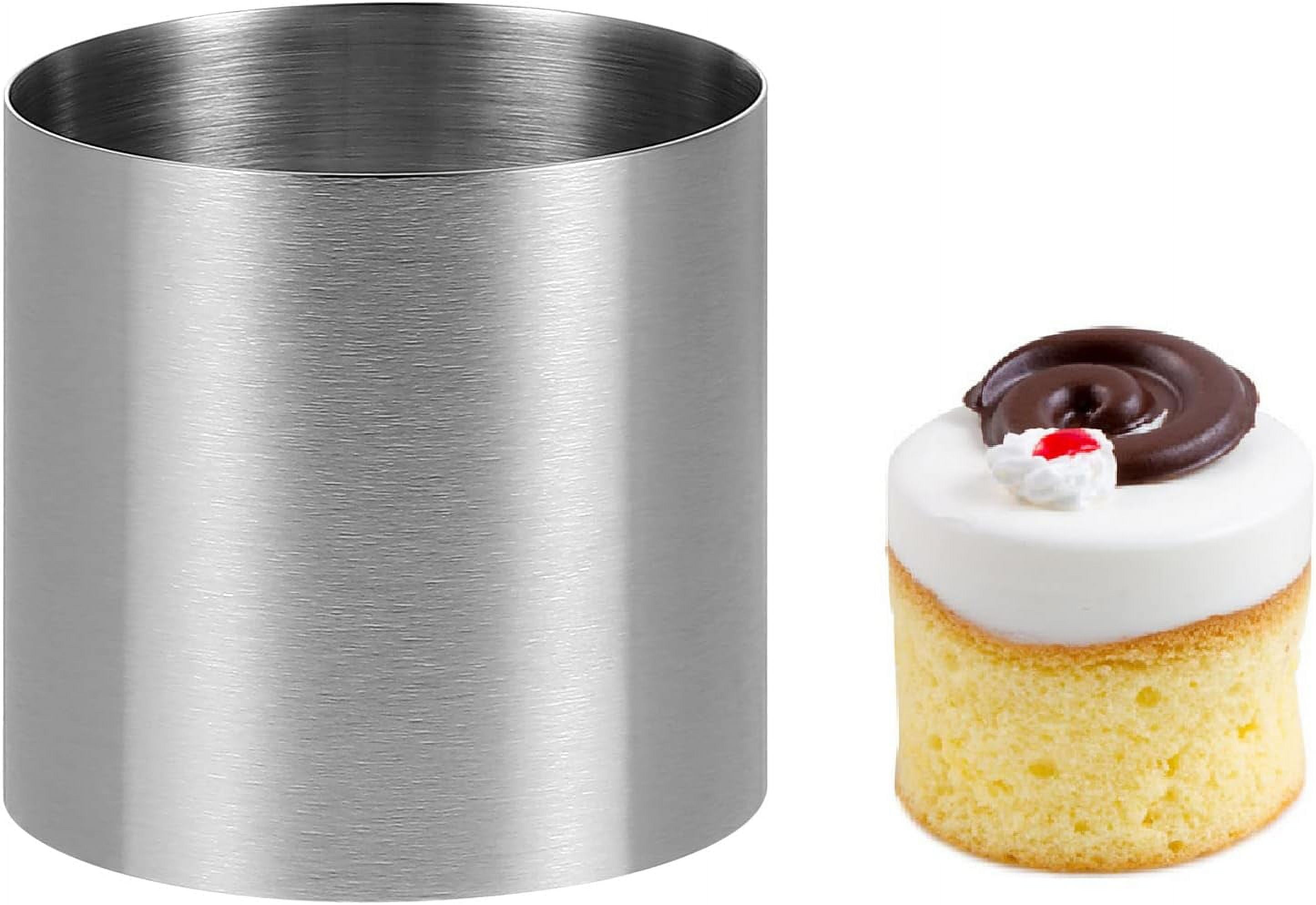 Cookie Cutter Round Biscuit Cutter: 2Inch Stainless Steel Pastry ...