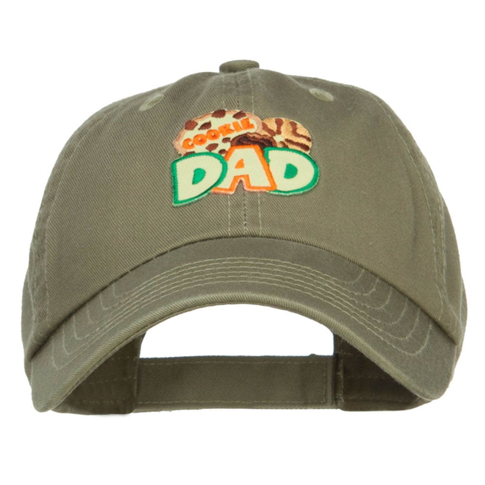 Cookie Dad Patched Low Profile Cap - Olive OSFM - Walmart.com
