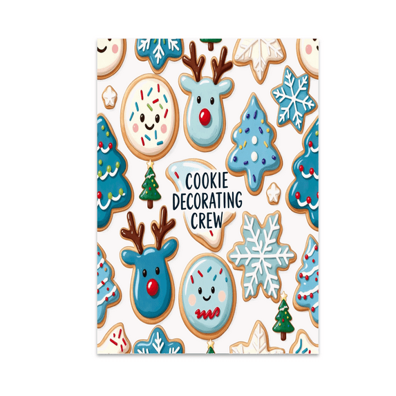 Cookie Decorating Crew - Winter Baking Enthusiast - 13x19 Poster Print ...