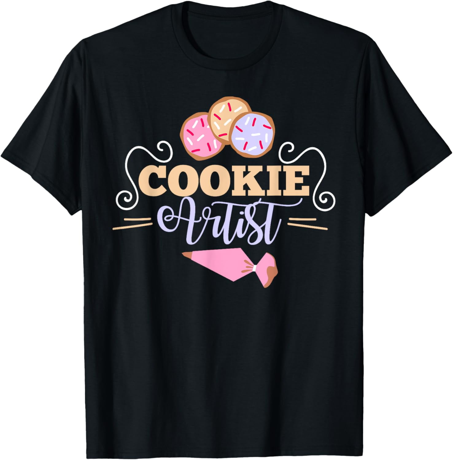 Cookie Decorator Baker Design for Cookie Cutter Fans T-Shirt men and ...