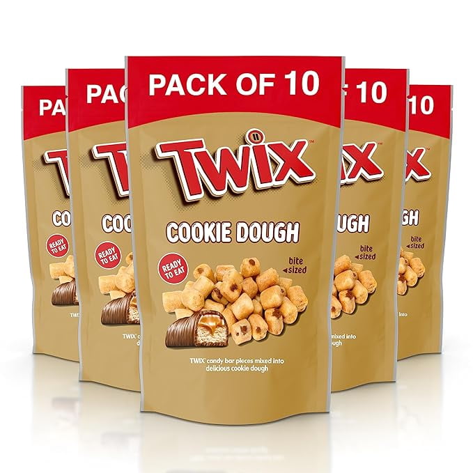 Cookie Dough Bites Popable Candy Twix 10 bags 85 ounce - Walmart.com