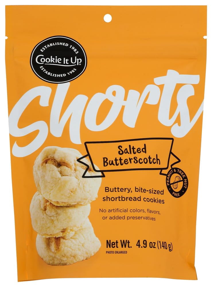 Cookie It Up Shortbread Salted Butter Scotch 4.9 oz (Pack of 6 ...