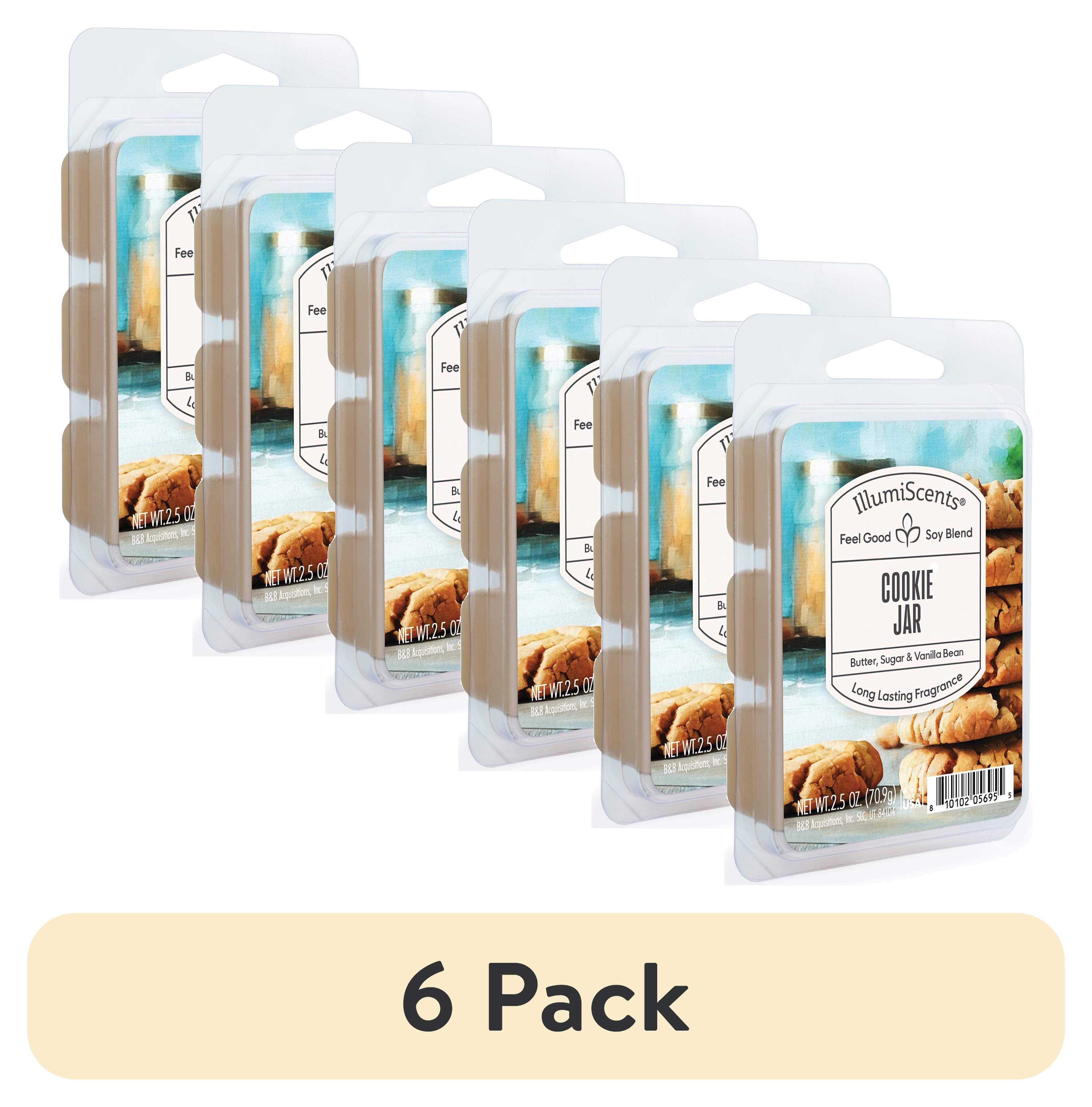 (6 pack) Cookie Jar Wax Melts, IllumiScents, Highly Fragrant Soy Blend ...