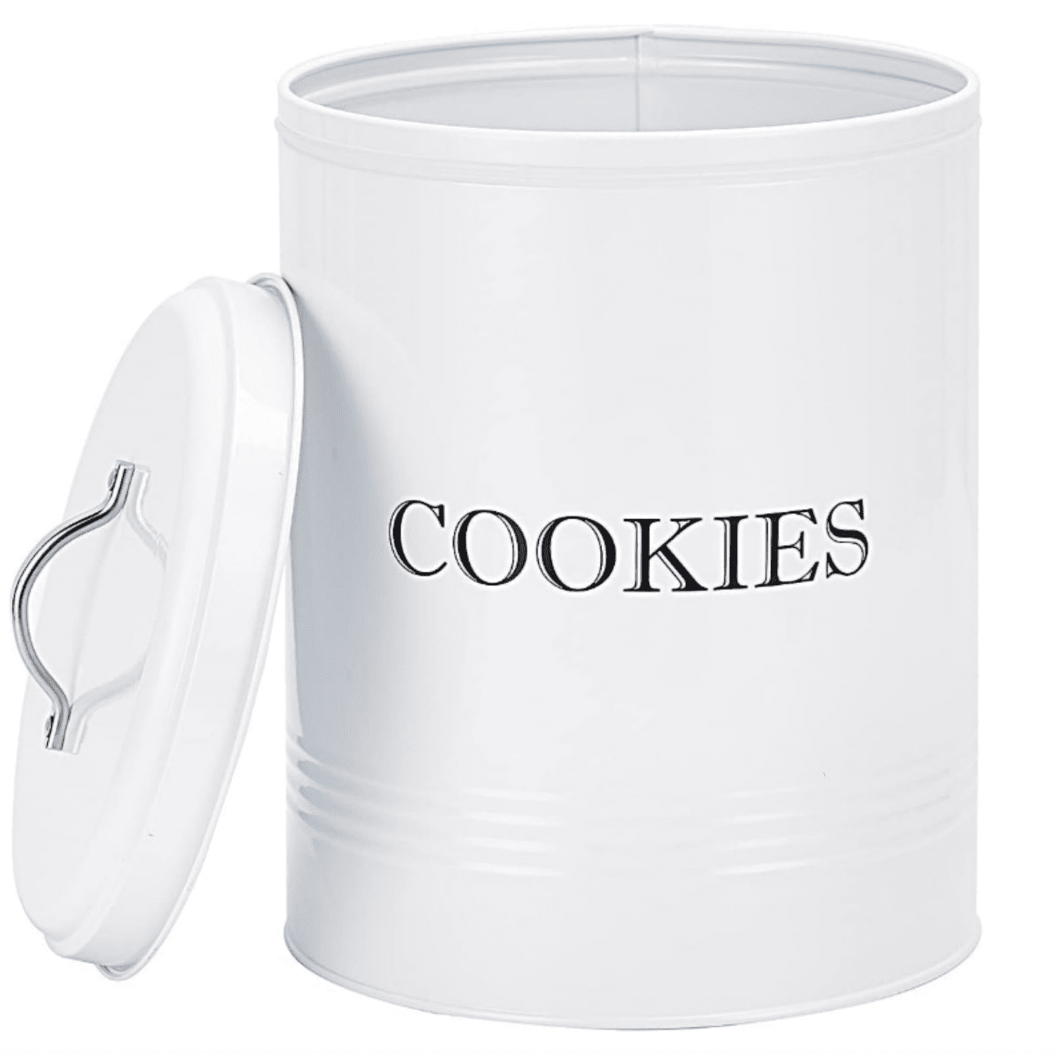 Cookie Jar with Lid, Counter Top Canister D rative Storage Container ...