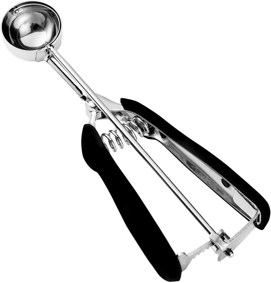 Cookie Mini Cookie Scoop, Size #16 - #100 Stainless Steel Cookie Dough ...