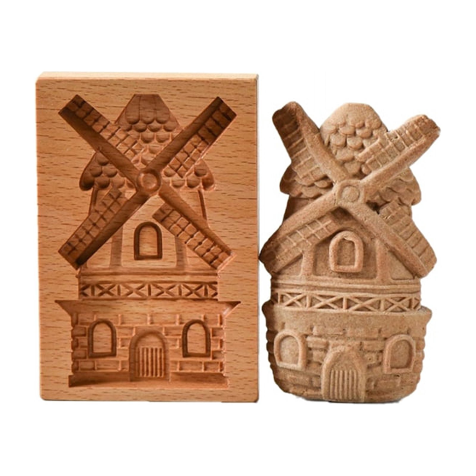 Cookie Mold Cutter Funny Wooden Cookie Molds for Baking Gingerbread ...
