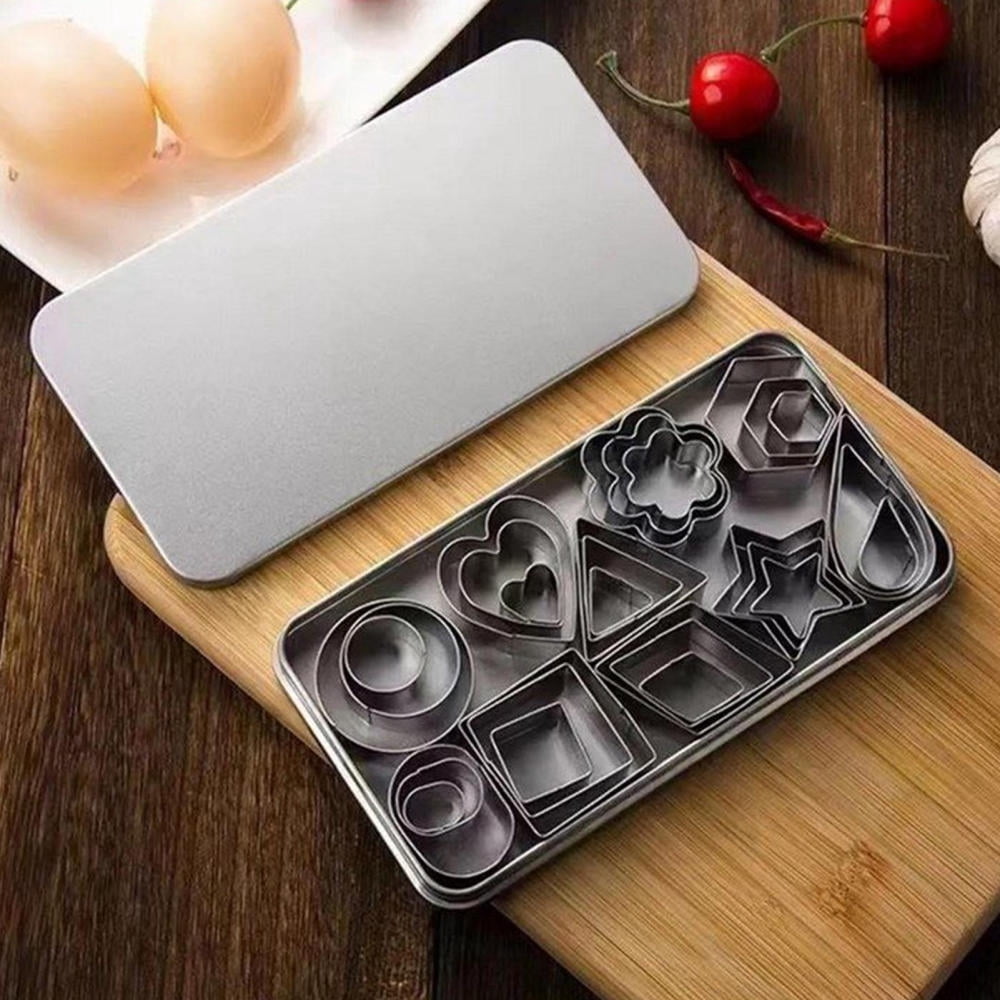 Cookie Molds 30X Cookies Molds for Baking Stainless Steel Pastry Maker ...