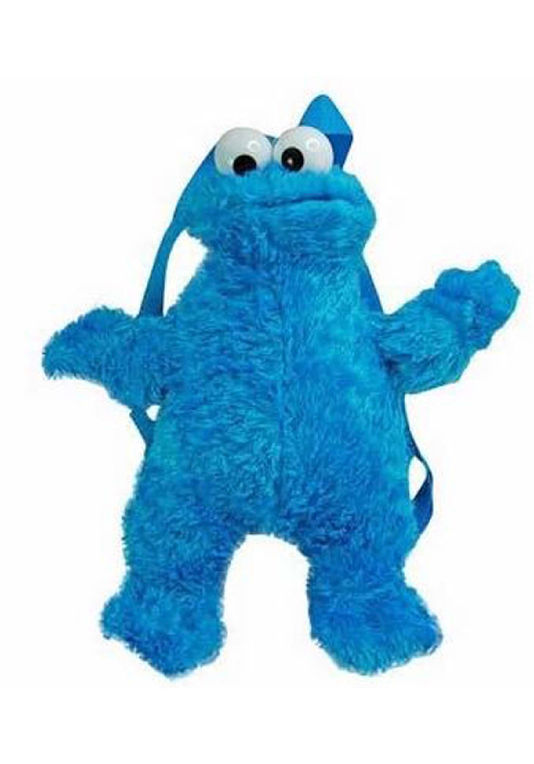 Cookie Monster 16' Plush Backpack - Walmart.com