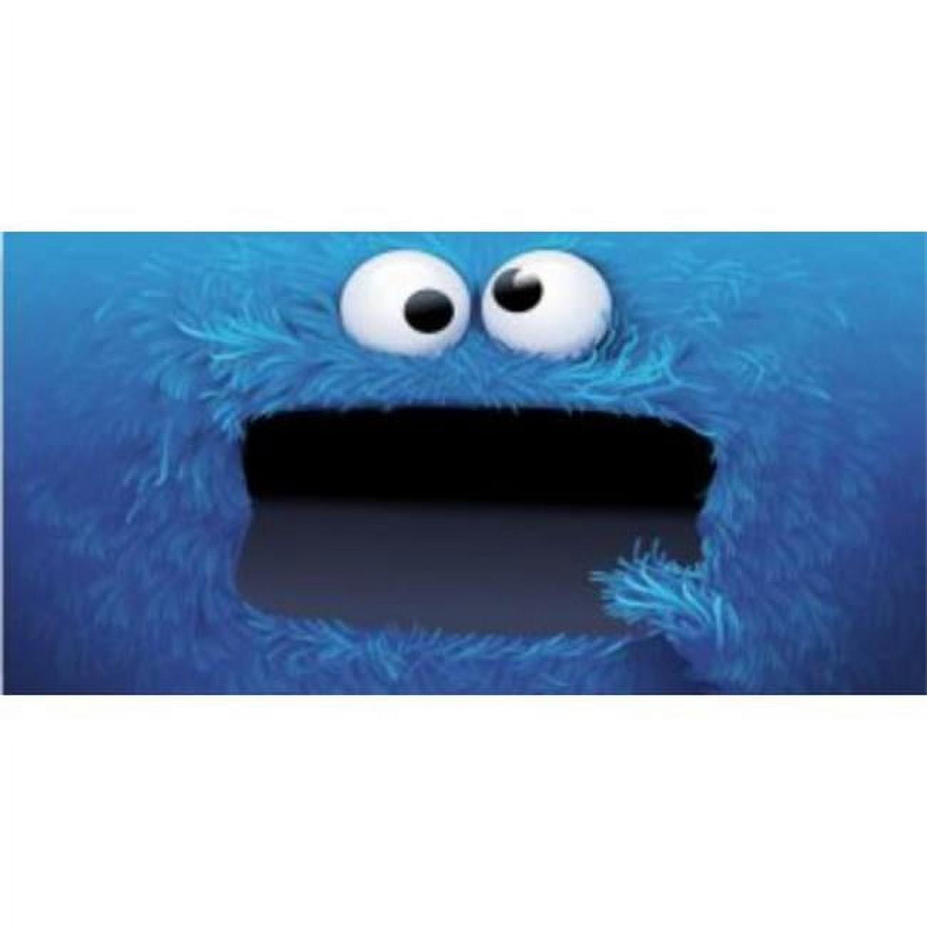 Cookie Monster License Plate