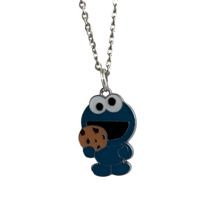 Cookie Monster Necklace Sesame Street Cartoon Pendant - Walmart.com