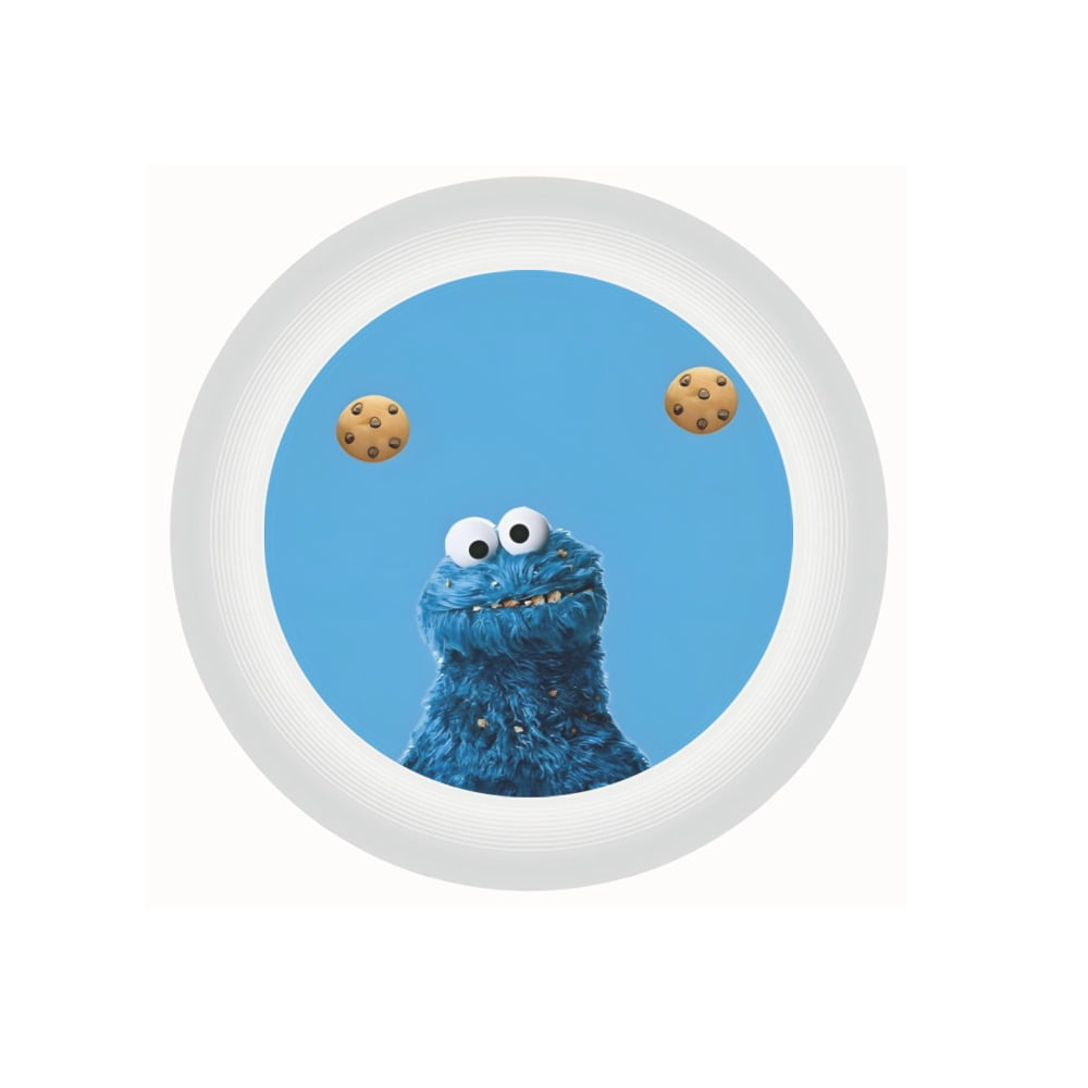 Cookie Monster Patterned Frisby Slip Resistant And Stable Throw With A ...