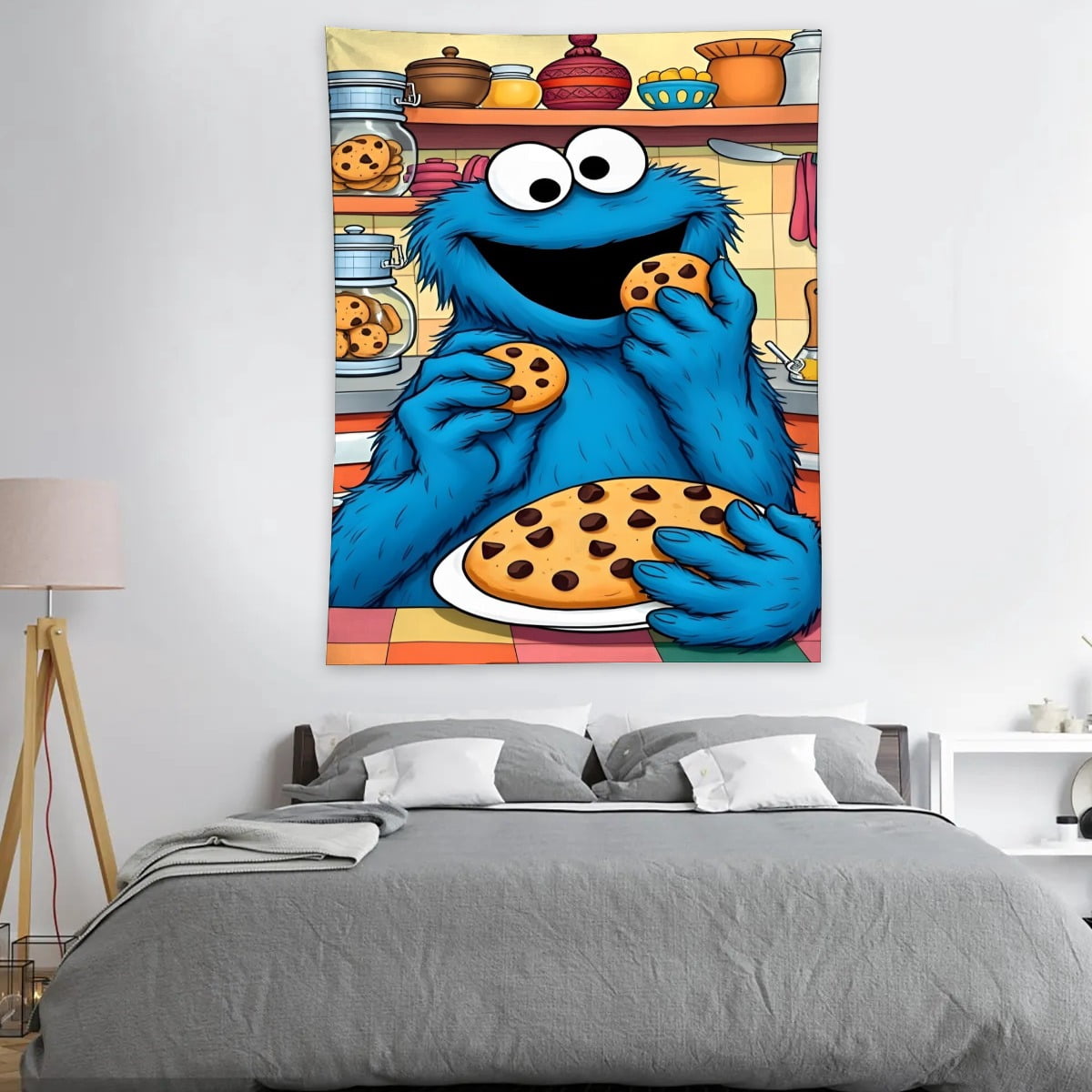 Cookie Monster Tapestry 40 x 60 Inches With Vivid Colors Realistic ...