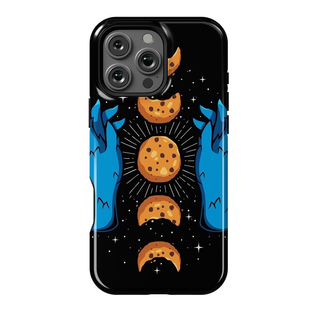 Cookie Moon Phases Tough Cases Celestial Treat for iPhone 11-17 ...