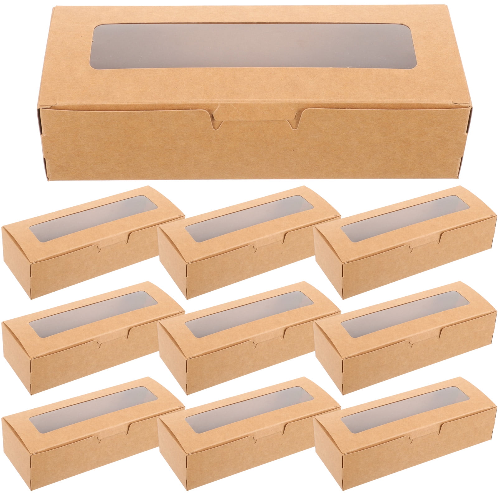 ifundom Ifundom Baked Goods Box Kraft Paper Display For Bakery Products ...
