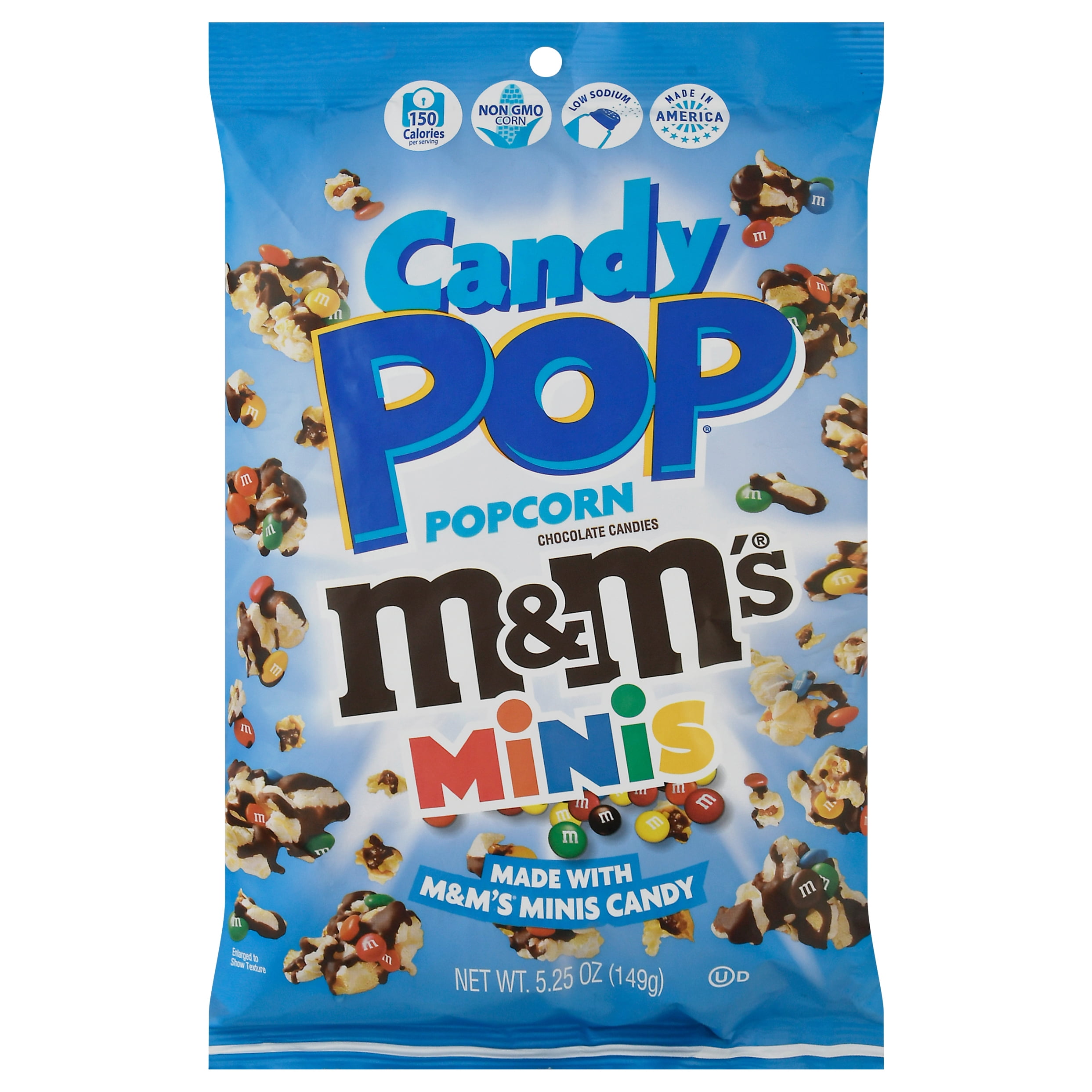 Cookie Pop Popcorn M&M Minis 5.25 oz (Pack Of 12) - Walmart.com