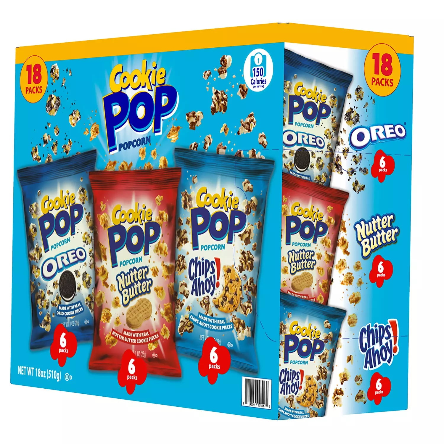 Cookie Pop Variety Pack, 1 Ounce (Pack of 18) - Walmart.com