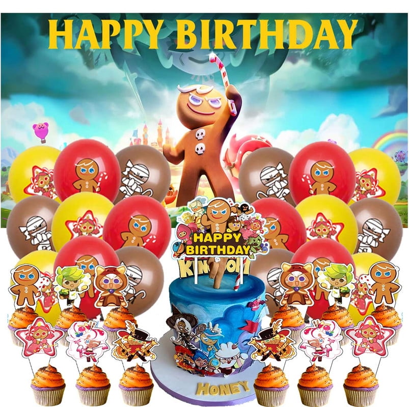 Cookie Run Birthday Set Party Decor Decorations for Kids Supplies Kit ...