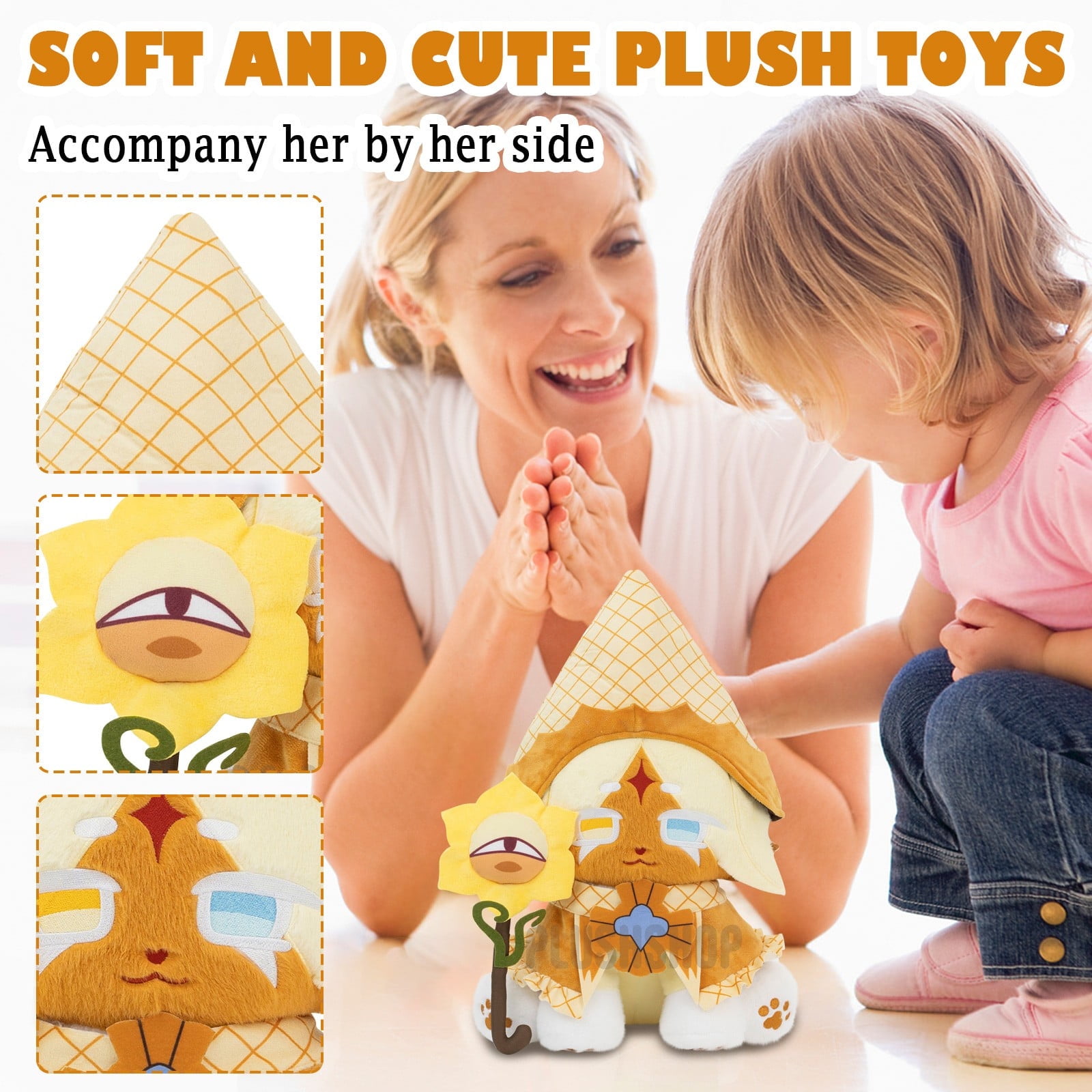 Cookie Run Kingdom 11.8" Pure Vanilla Stuffed Plush - Ultra-Soft Toy for Boys & Girls Cookie Run ...