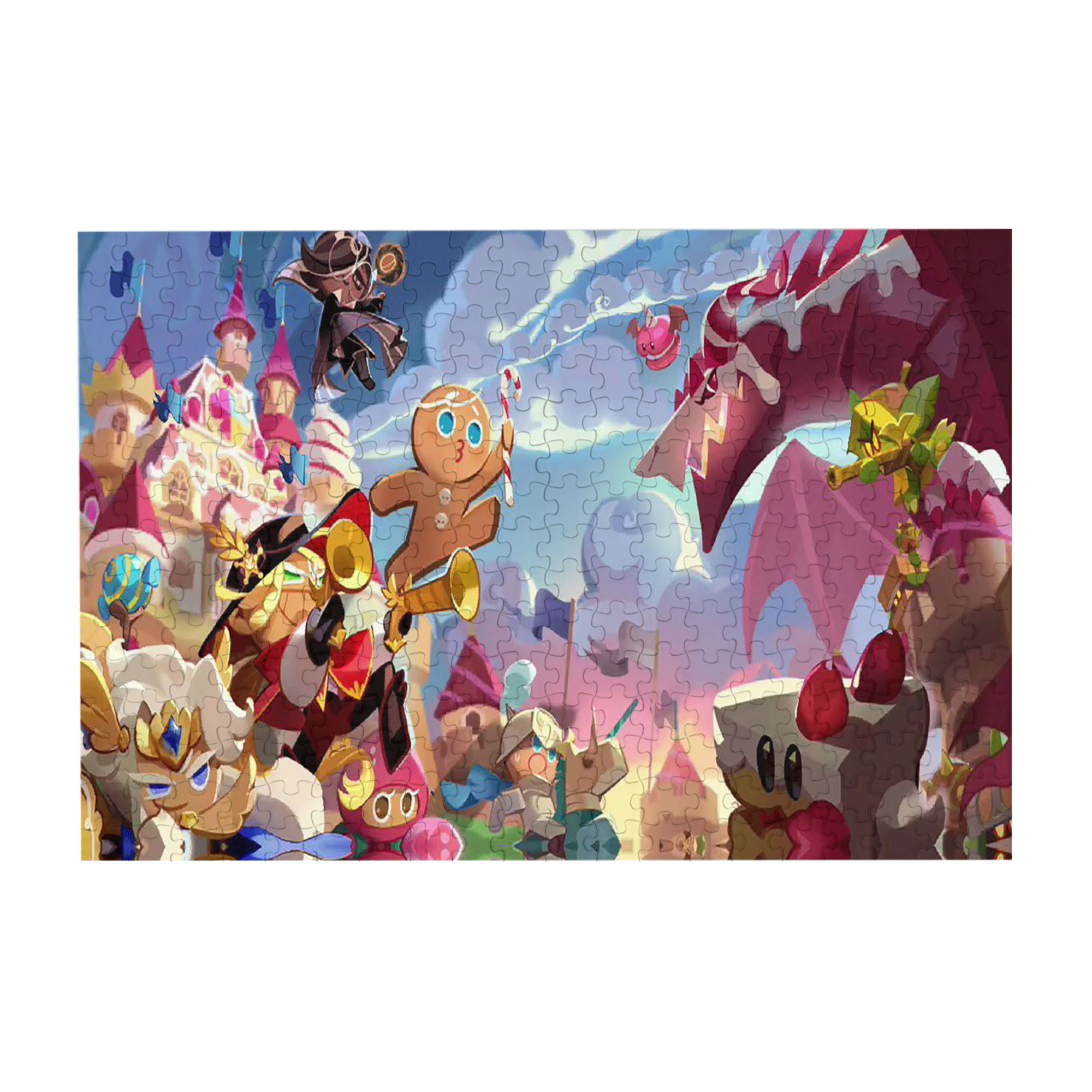 Cookie Run Kingdom 300 Piece Jigsaw Puzzle Picture Puzzle Glossy Sturdy ...
