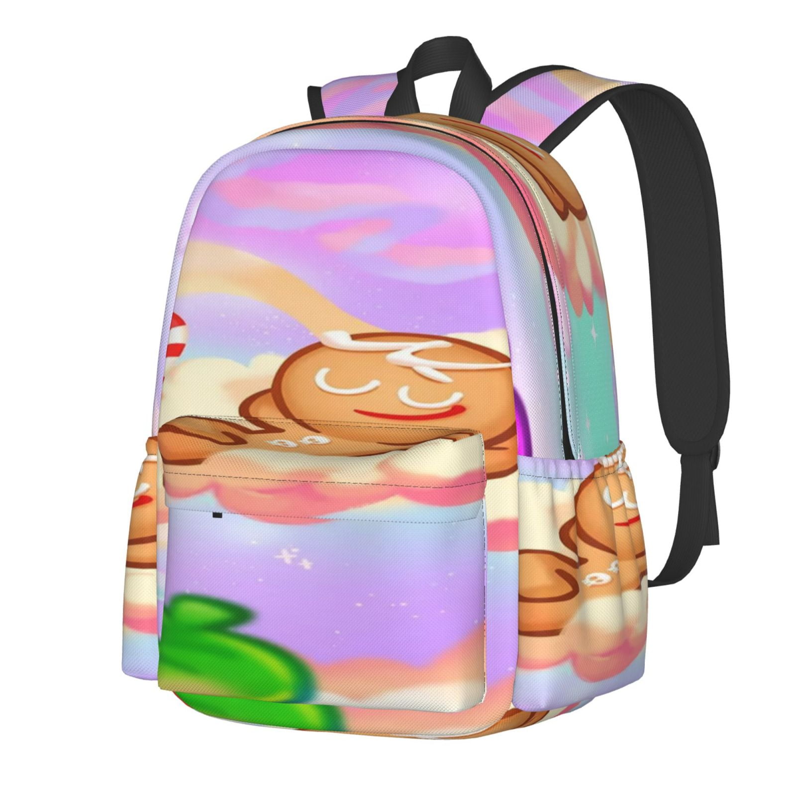 Cookie Run Kingdom Backpack Cartoon Backpacks Travel Laptop Daypack 17 ...