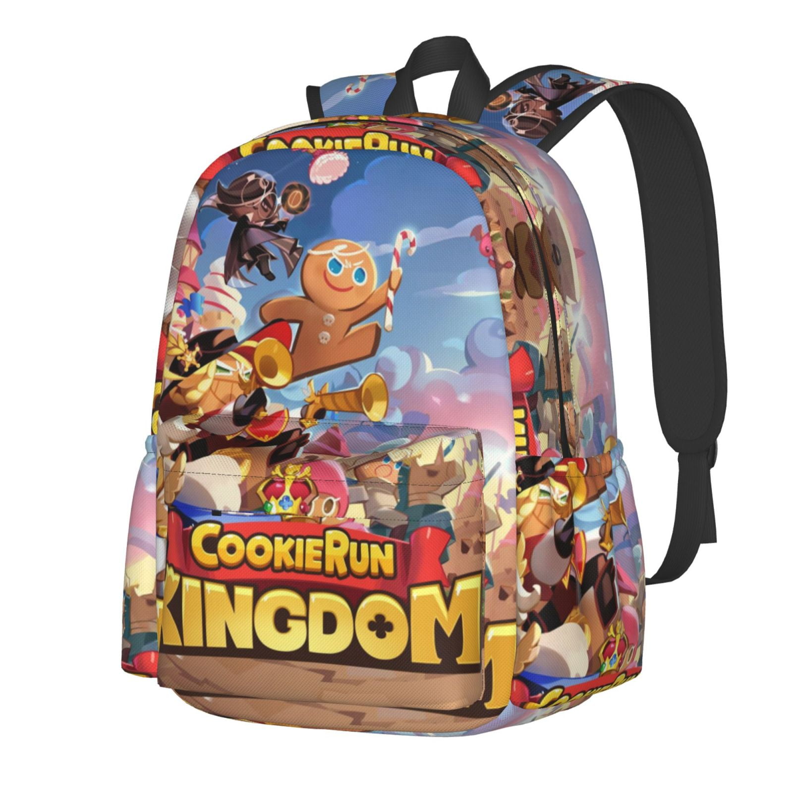 Cookie Run Kingdom Backpack Cartoon Backpacks Travel Laptop Daypack 17 ...