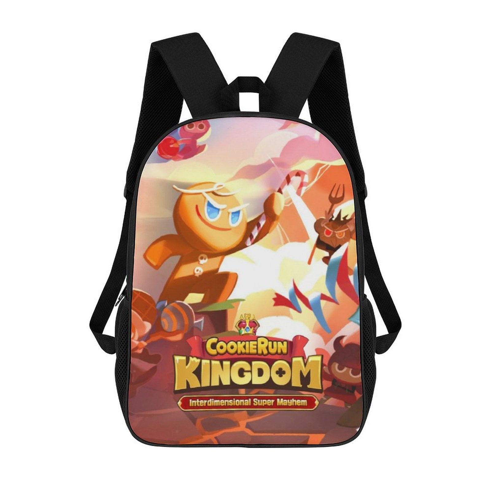 Cookie Run Kingdom Backpack, Large Capacity Backpack, 17 Inch Laptop ...