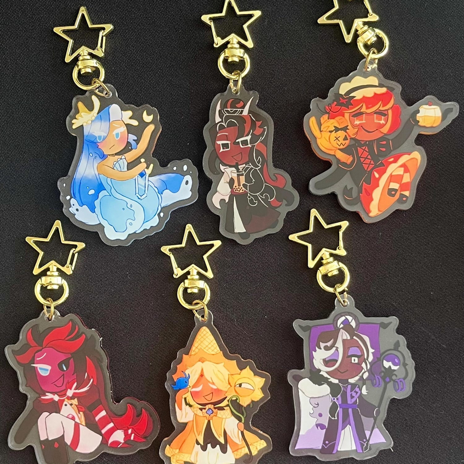 Cookie Run Kingdom CRK Acrylic Charms/Keychains (1 keychain) - Walmart.com