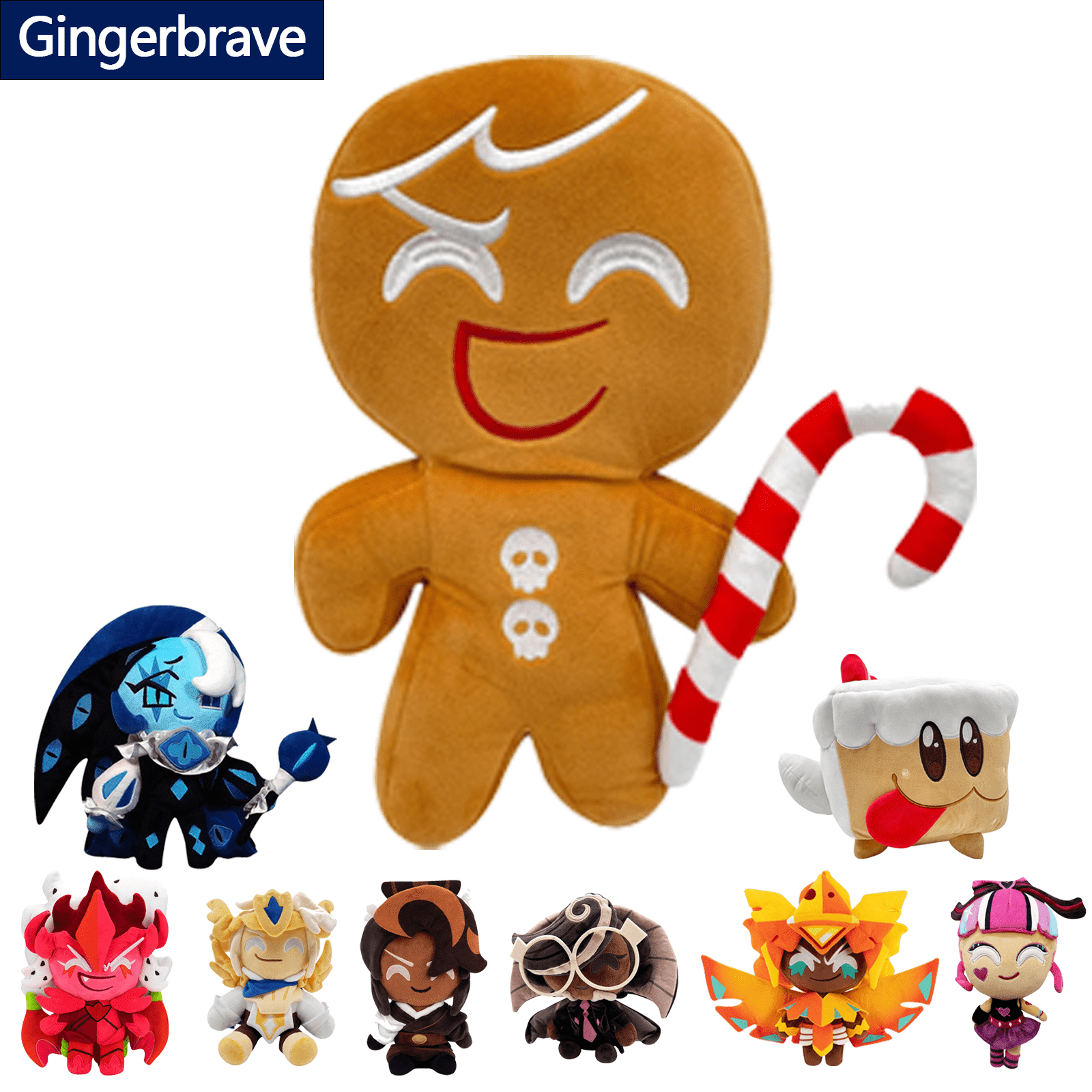 Cookie Run Kingdom Figures,Cookie Run Kingdom Plush Gingerbrave Plush ...