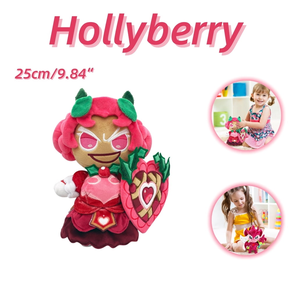 Cookie Run Kingdom Hollyberry Cookie Plushie, Soft Plush Doll, Ideal ...