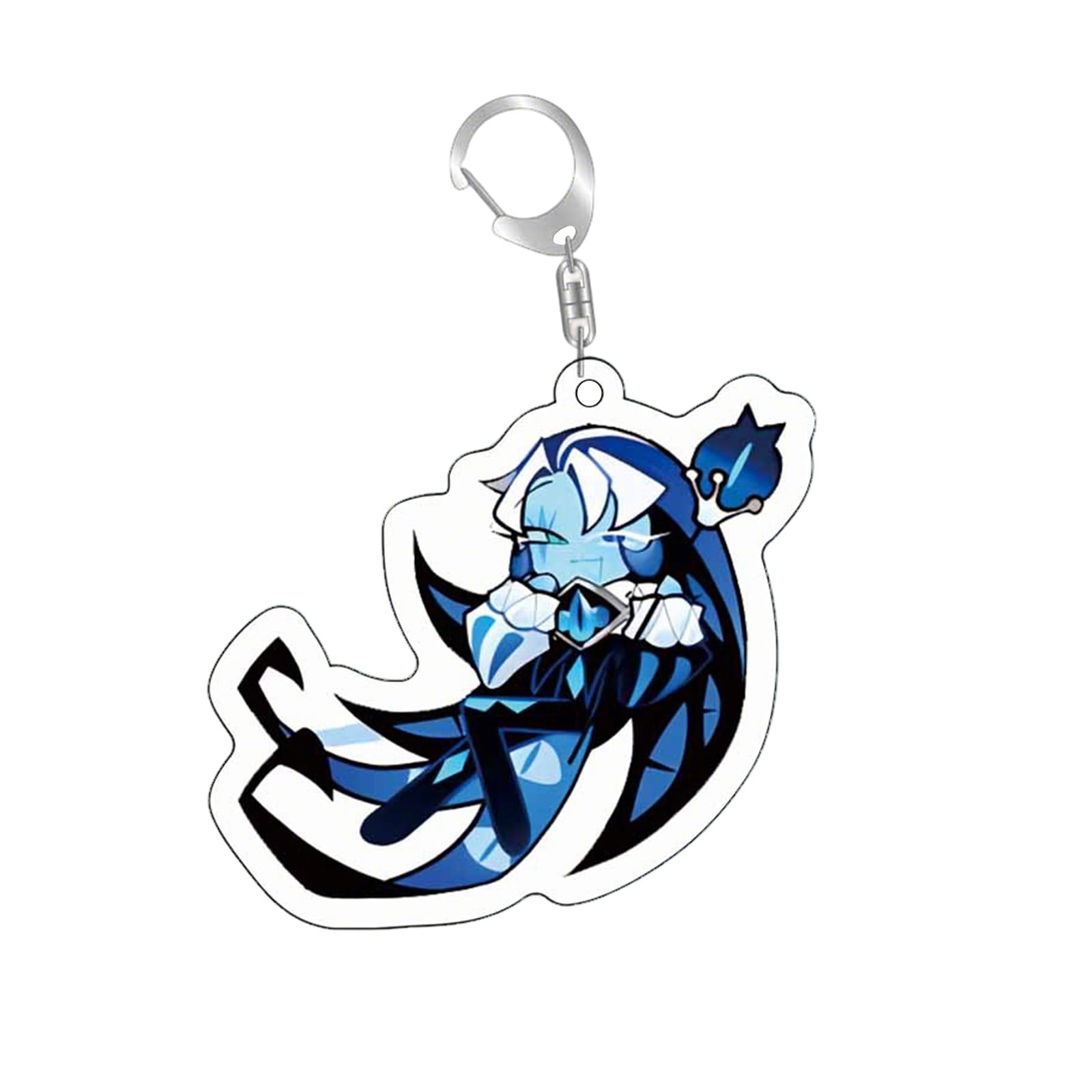 Cookie Run Kingdom Keychains, Shadow Milk Acrylic Keyrings Hanging on ...