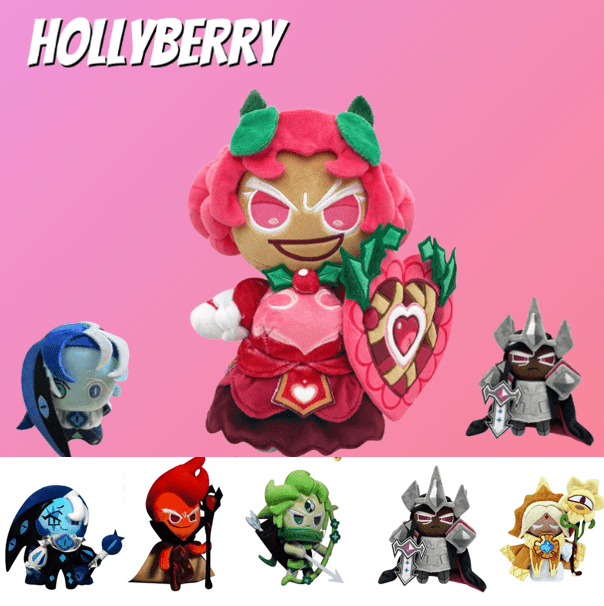 Cookie Run Kingdom Official Hollyberry Cookie Cookie Plush - Walmart.com